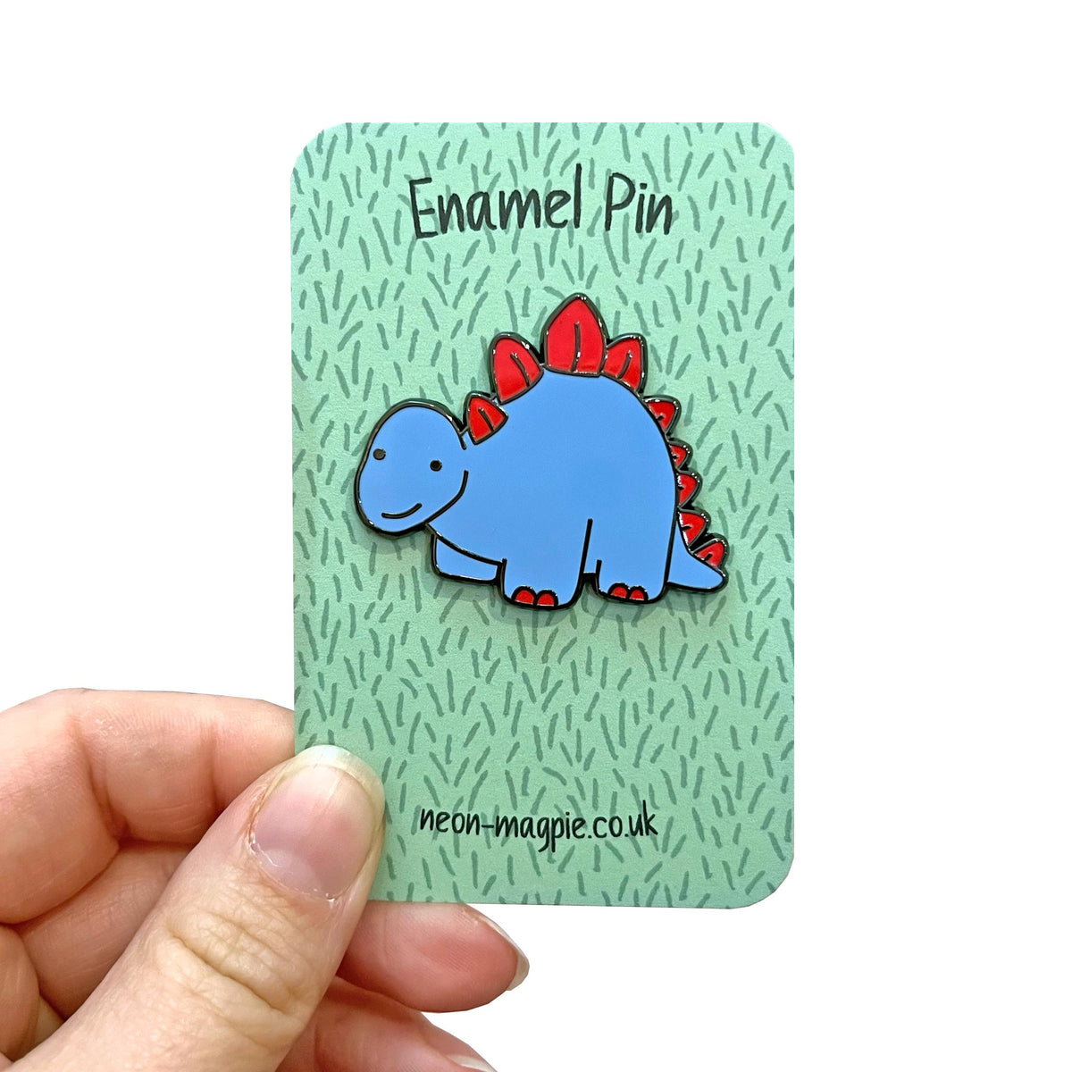 Dinosaur Enamel Pin | Neon Magpie